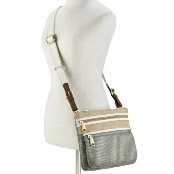 Fossil | Bags | Fossil Explorer Straw Crossbody Purse | Poshmark